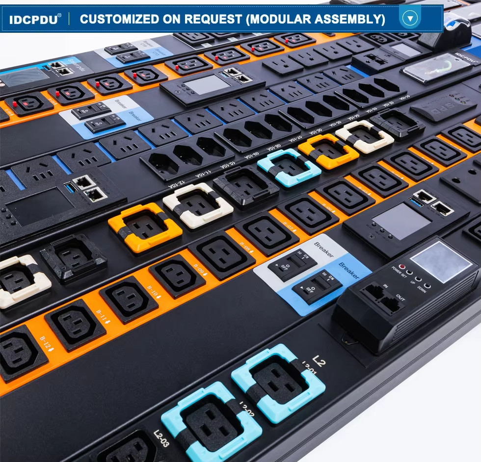 Specjalnie wykonane IDC Smart PDU Wejście AC380-415VAC Wyjście C220 ...