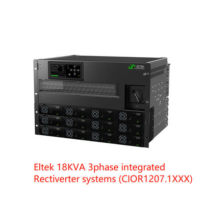 Zintegrowany system Eltek Recectiverter 2U 6kVA 6 kVA AC i 4,8 kW DC ze ...